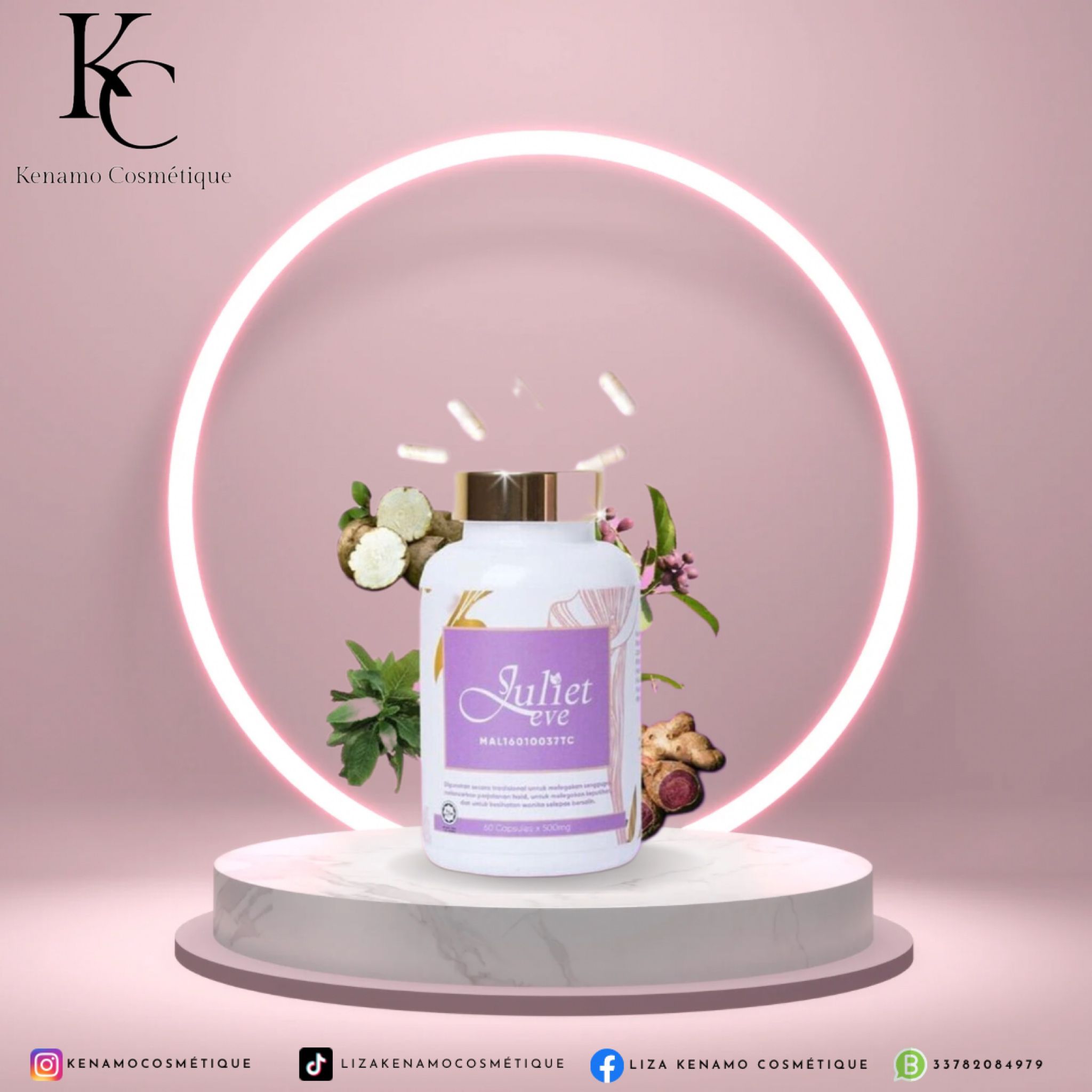 Satin skin Juliet Eve 60 capsules de 500 mg Satin skin Juliet Eve 60 ...