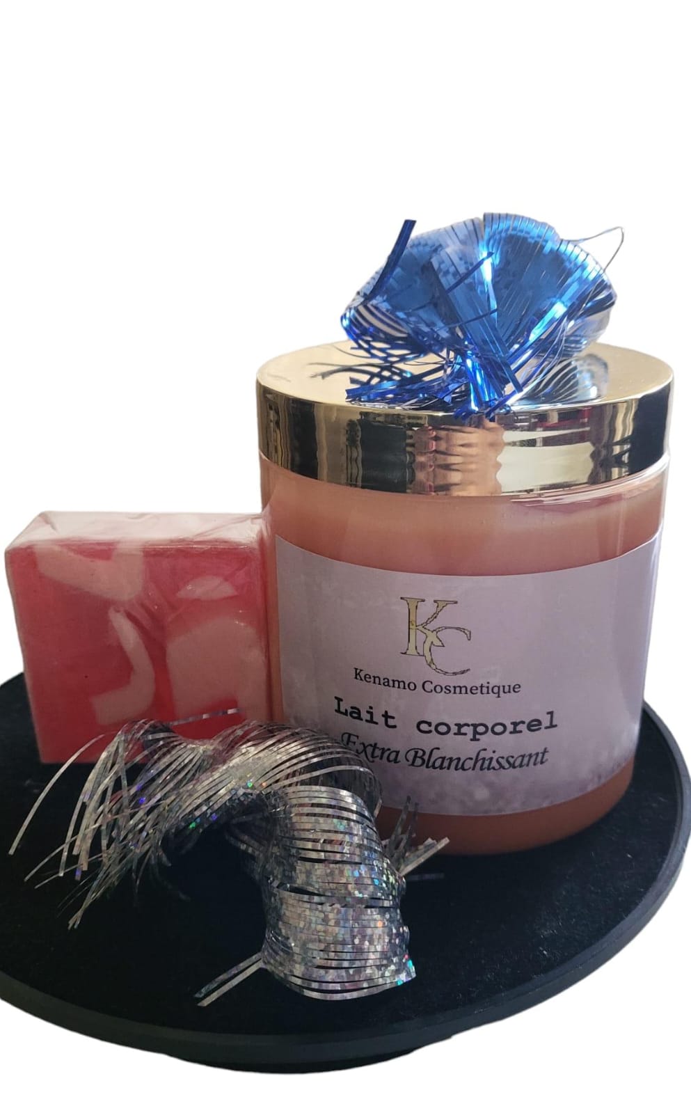 Lait corps éclaircissant 500 g et savon 100 g - Kenamo Cosmétique